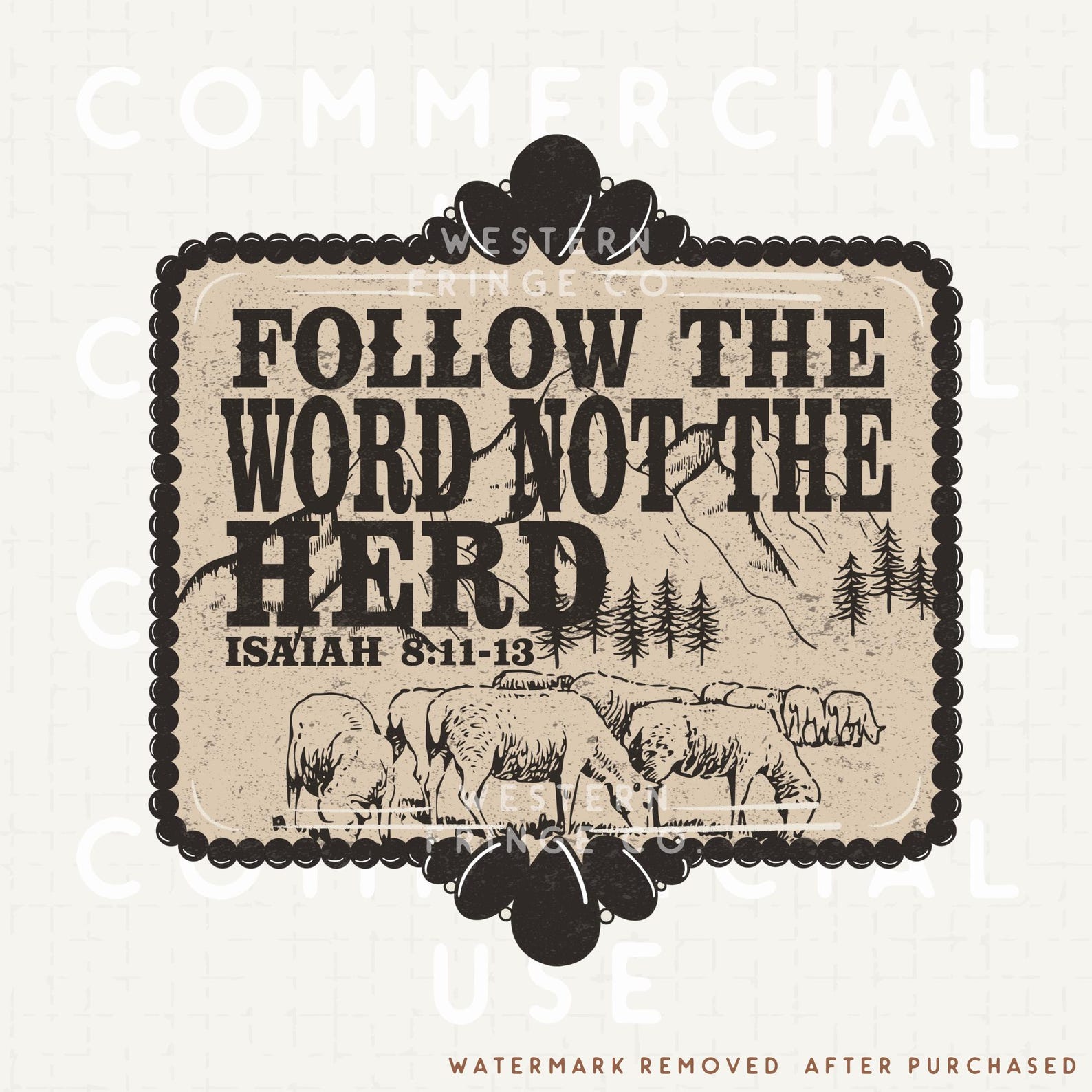 Follow the Word Not the Herd, Christian Png, Bible Quotes Png ...