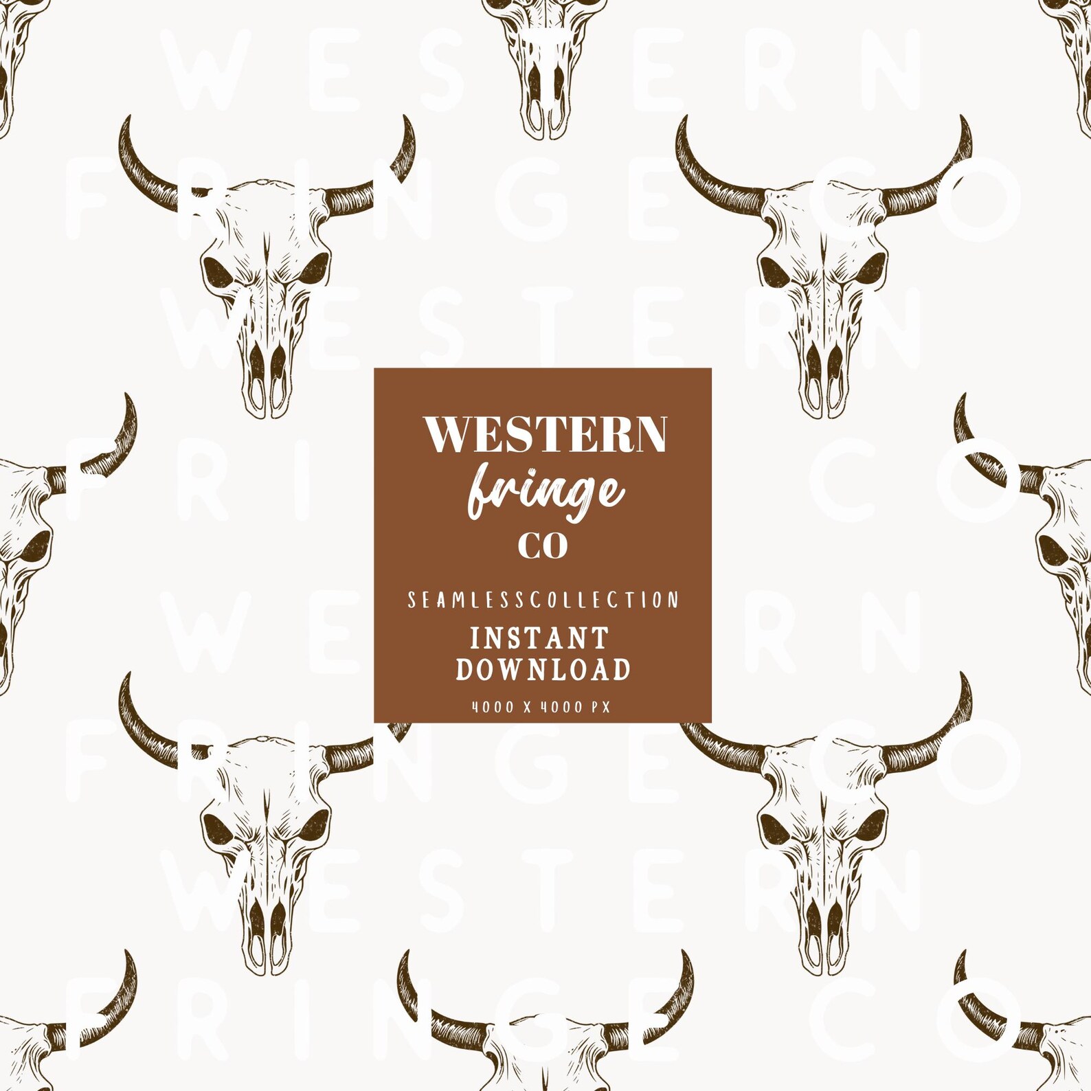 Western Design Bundle, Western Pattern Bundle, Seamless Pattern Bundle ...