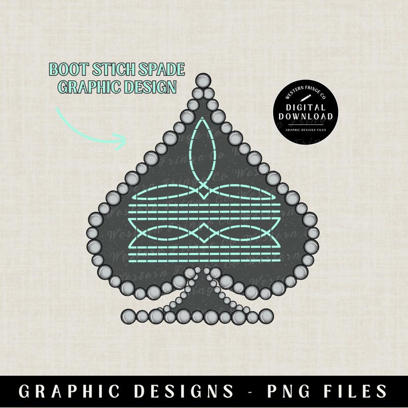 Western Cowboy Bootstitch - Etsy