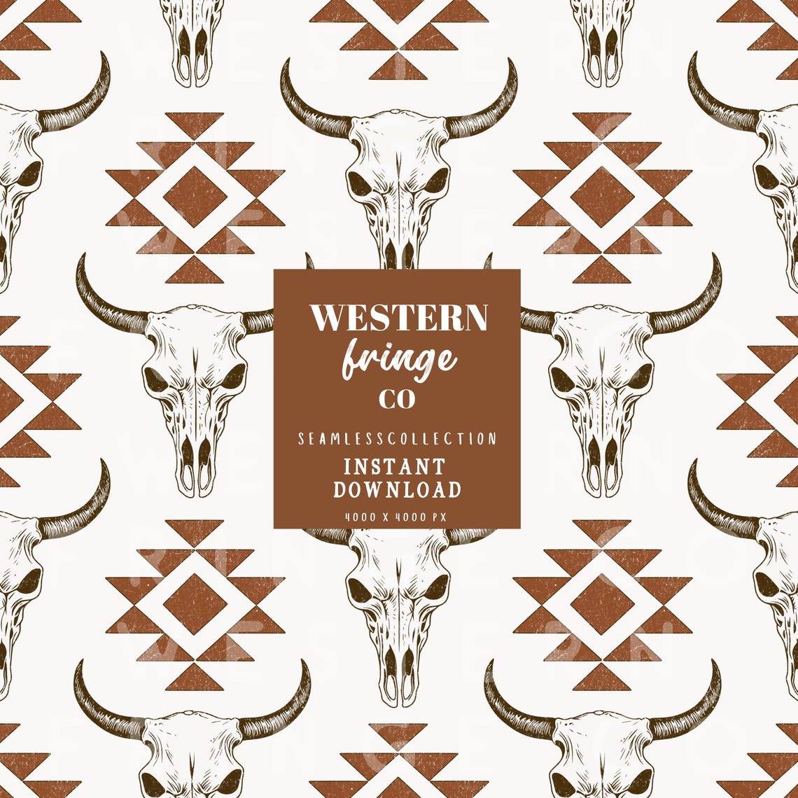 Western Design Bundle, Western Pattern Bundle, Seamless Pattern Bundle ...