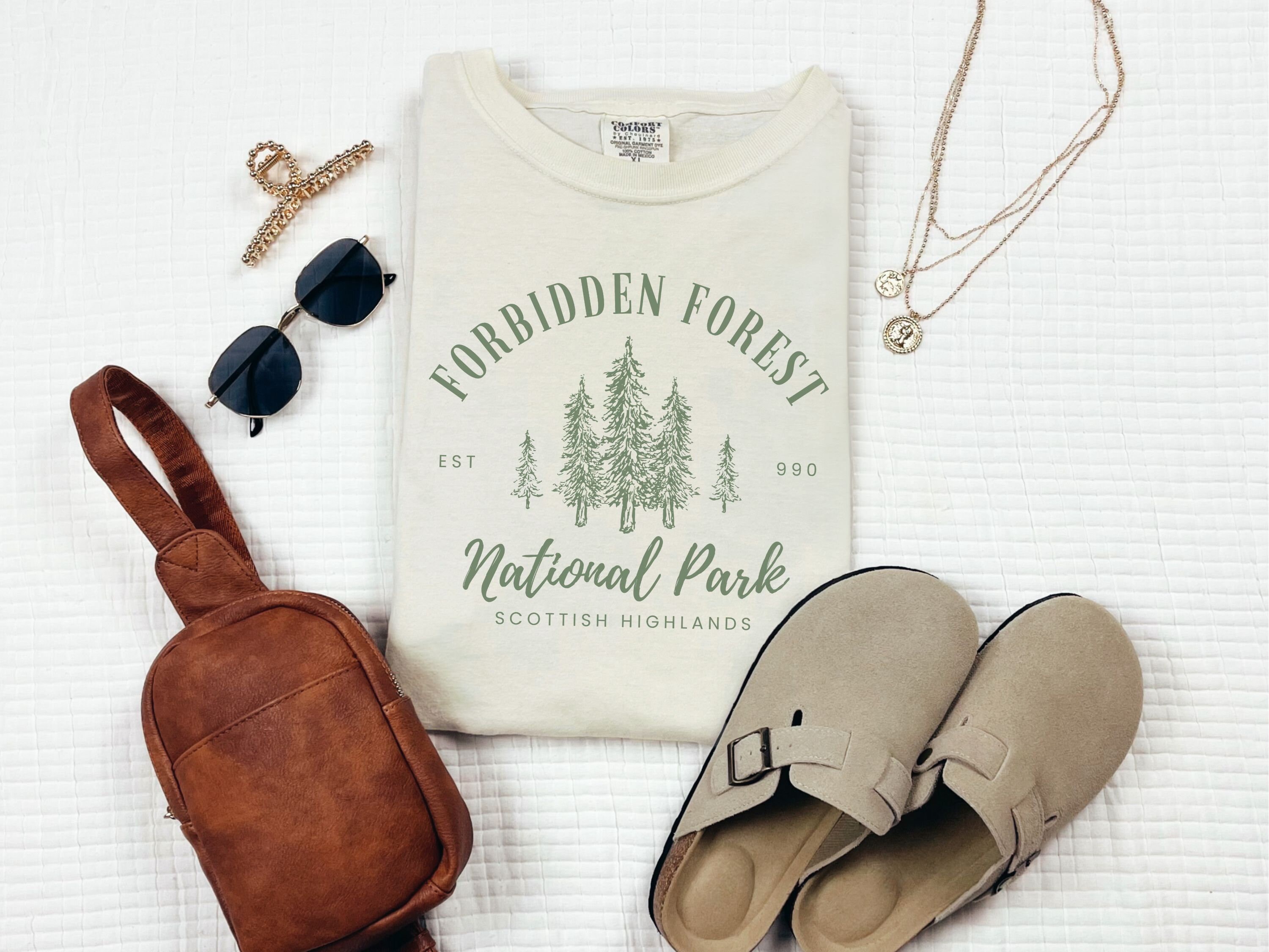 Forbidden Forest National Park Shirt, Cute Minimalist Marauders Boxy ...