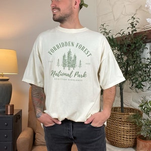 Forbidden Forest National Park Shirt, Cute Minimalist Marauders Boxy ...