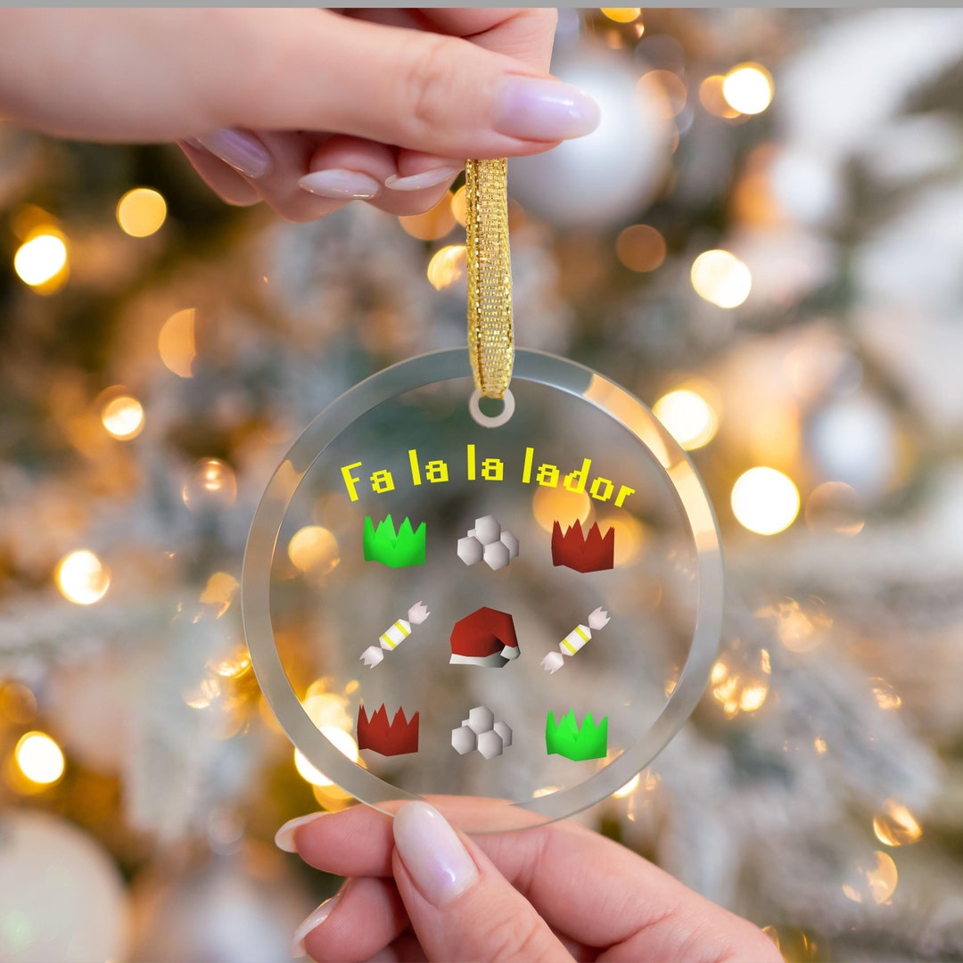 Runescape Ornament Fa La La Lador, Runescape Christmas Gift for Gamer ...