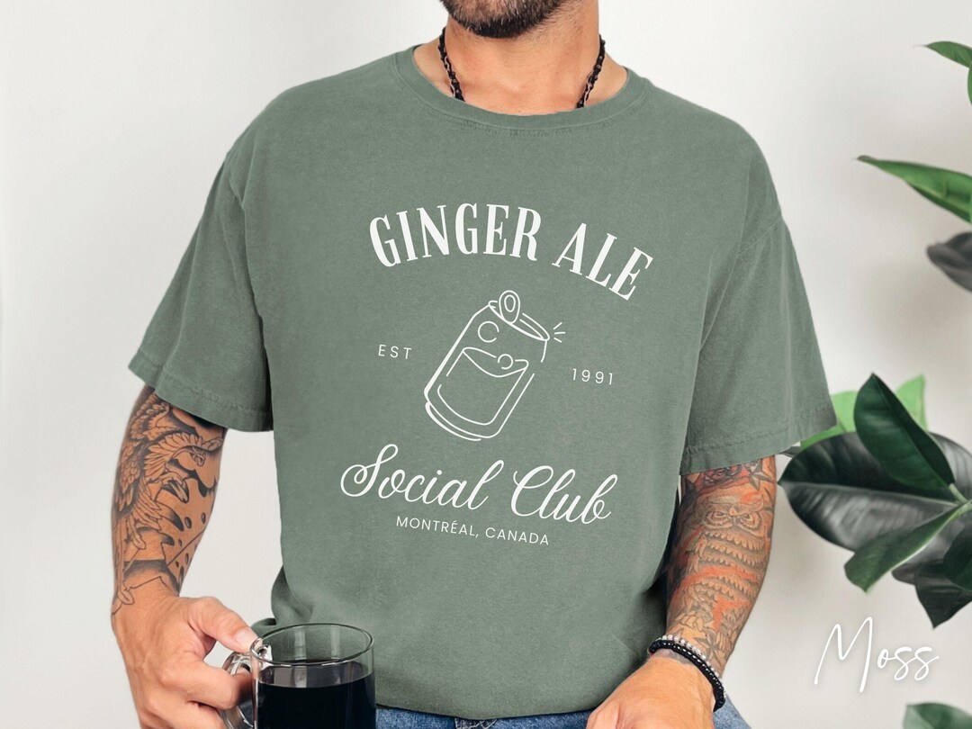 Shane Hollander Ginger Ale Social Club Shirt, Heated Rivalry Comfort ...