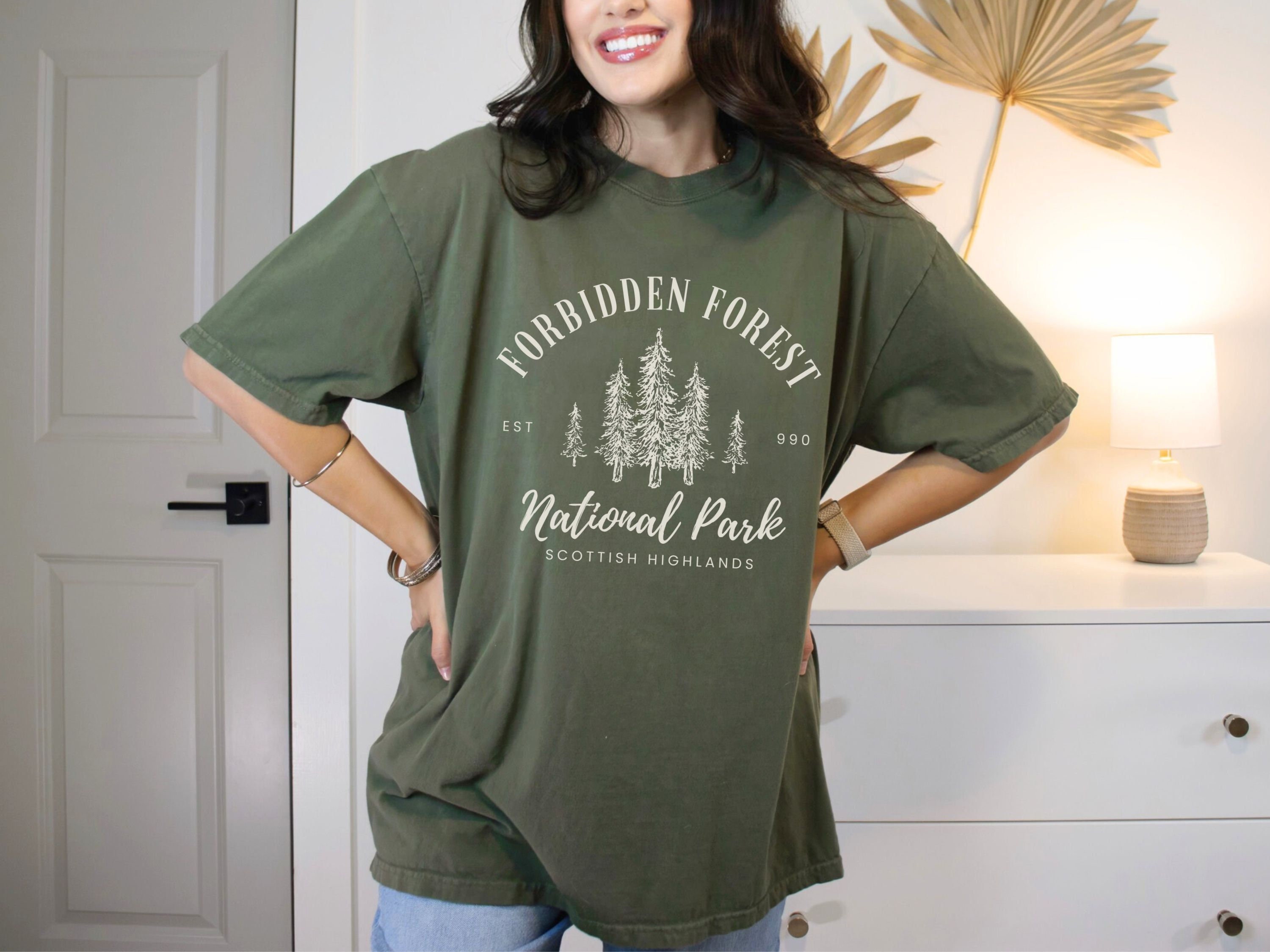 Forbidden Forest National Park Shirt, Cute Minimalist Marauders Boxy ...