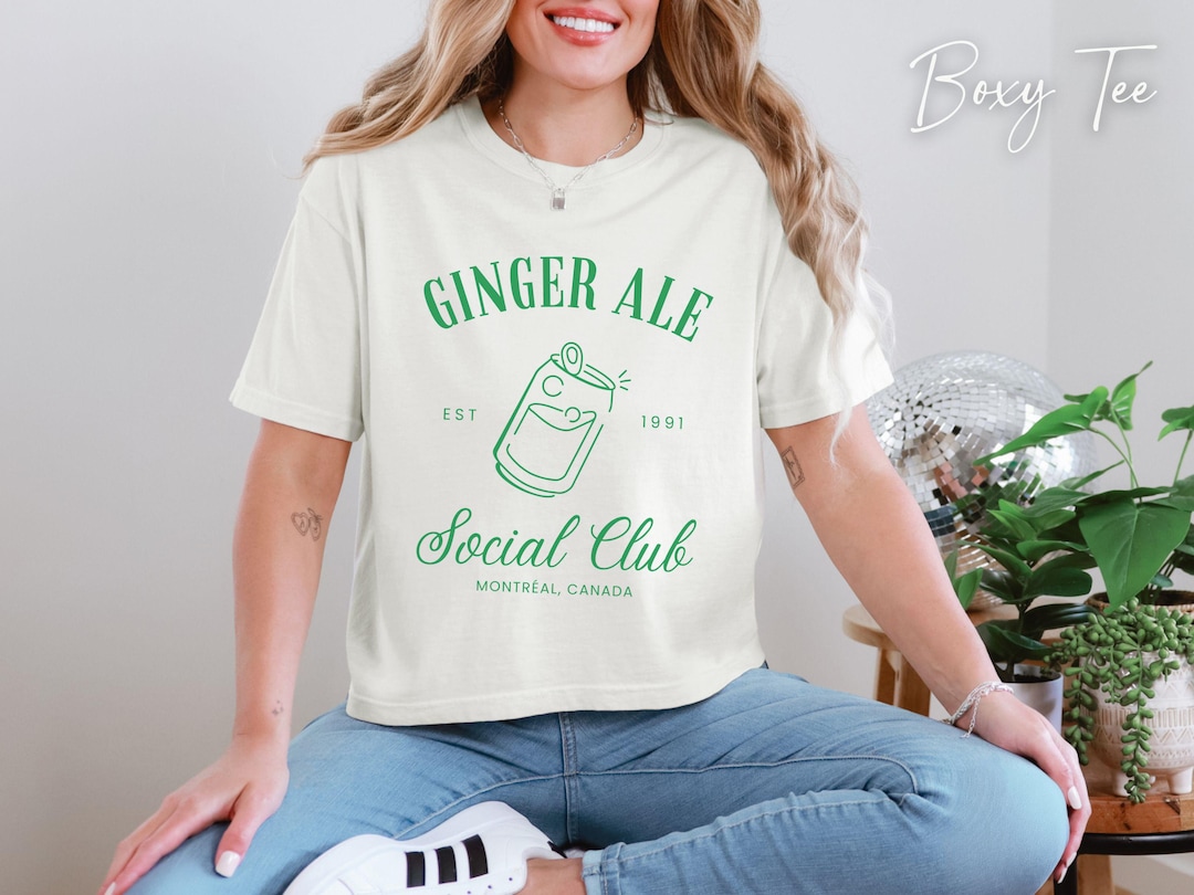 Shane Hollander Ginger Ale Social Club Shirt, Heated Rivalry Comfort ...