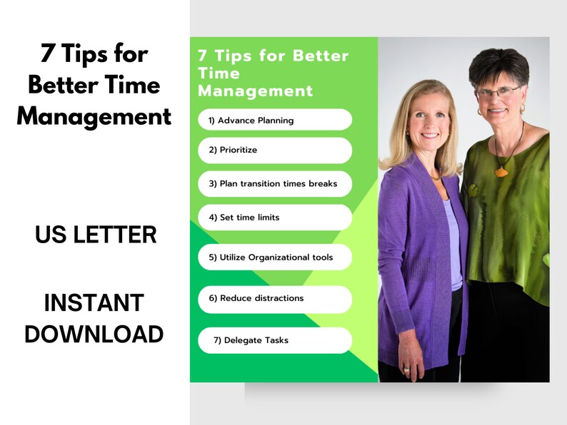 7 Tips for Better Time Management - Etsy