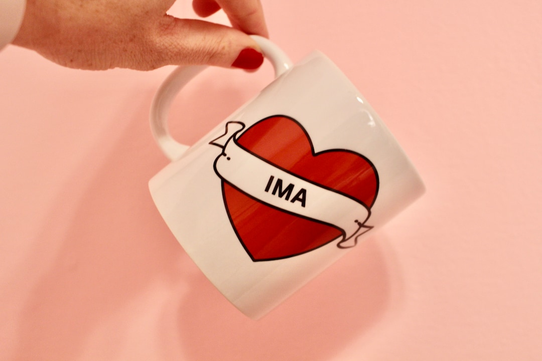 Ima Tattoo Mug, Jewish Mom Gift, Mother's Day Coffee Mug - Etsy