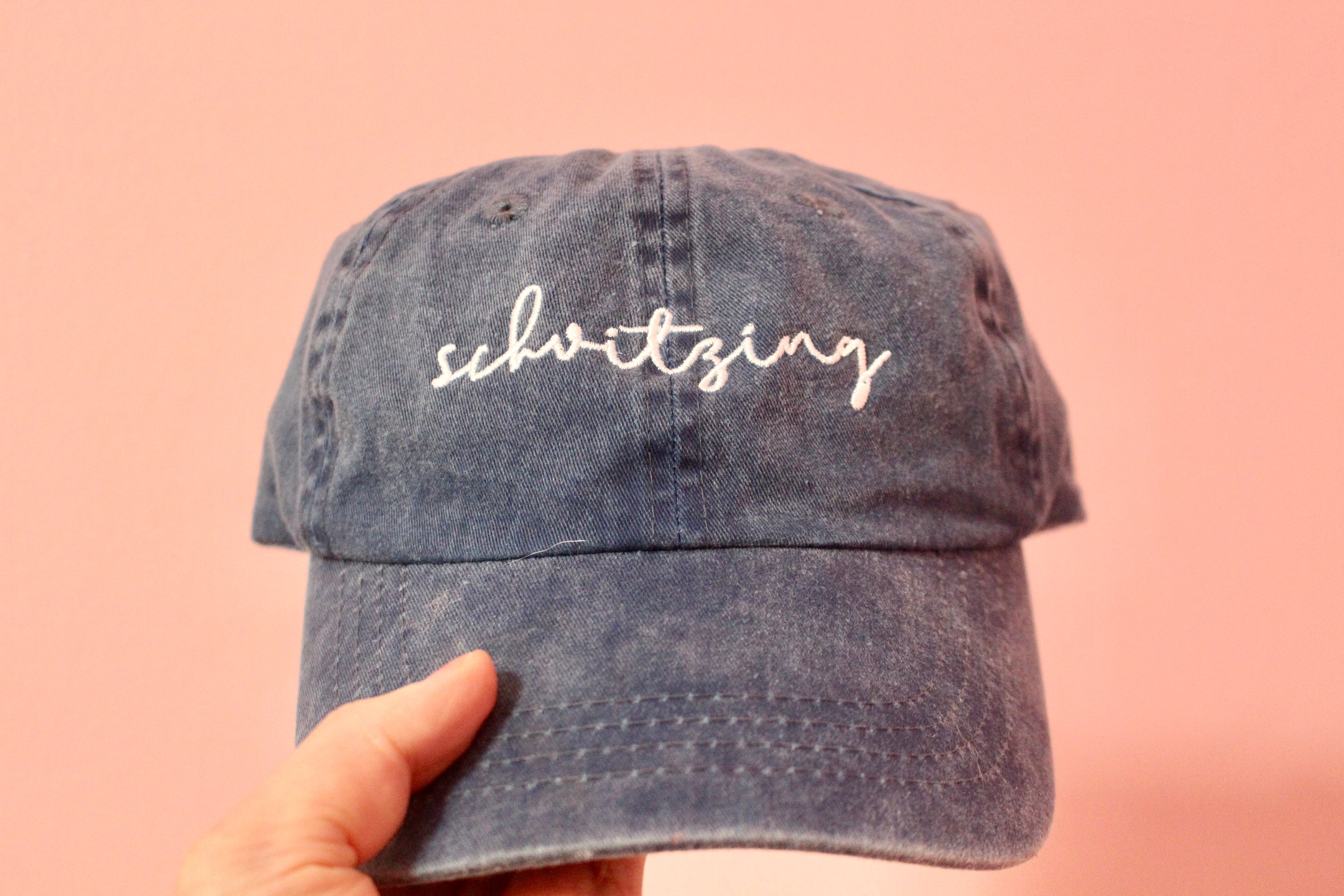 Jewish Hat, Schvitzing Hat, Embroidered Baseball Hat, Cotton Baseball ...