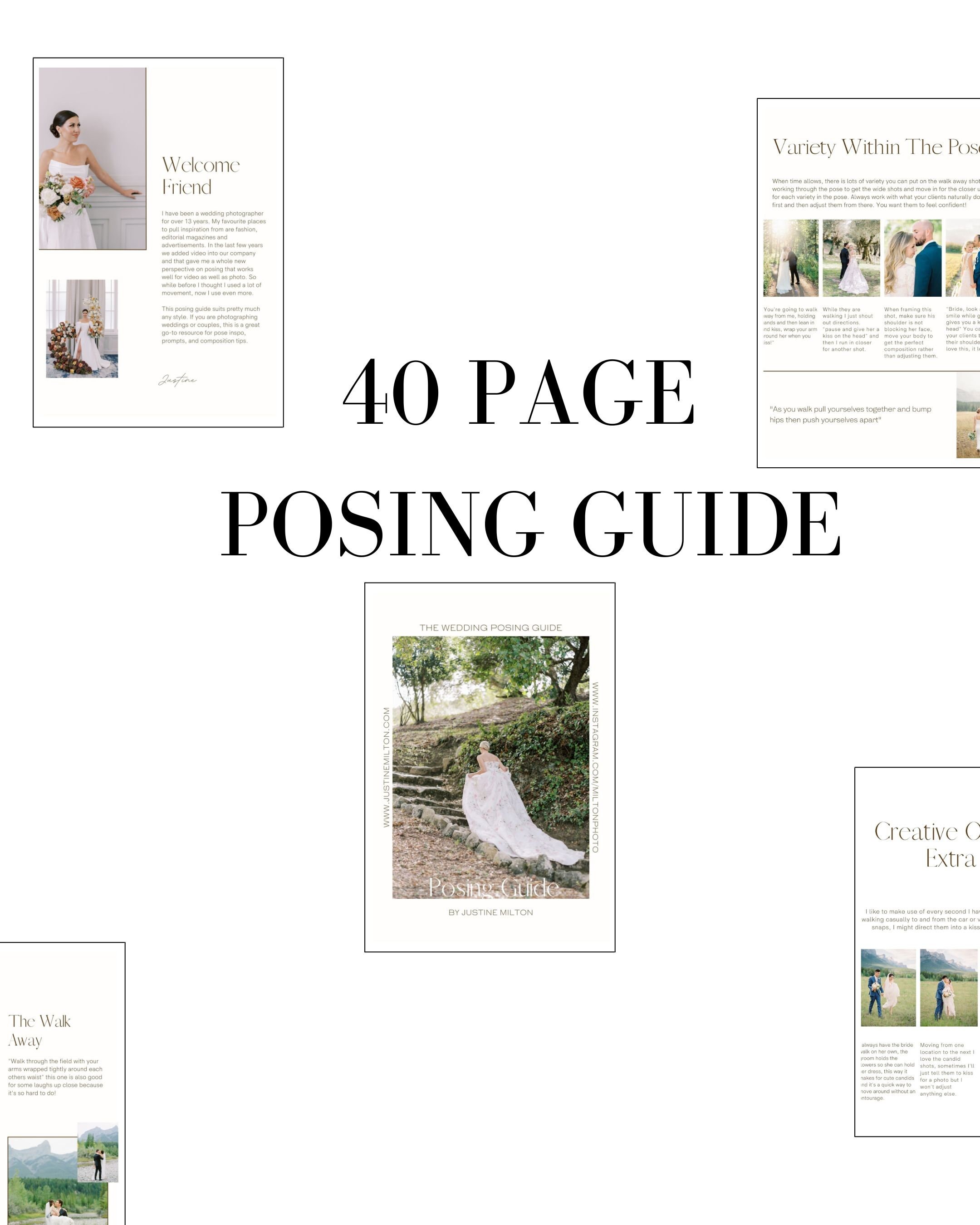The Ultimate Couples Posing Guide Posing Prompts for Photographers Authentic and Natural Wedding ...