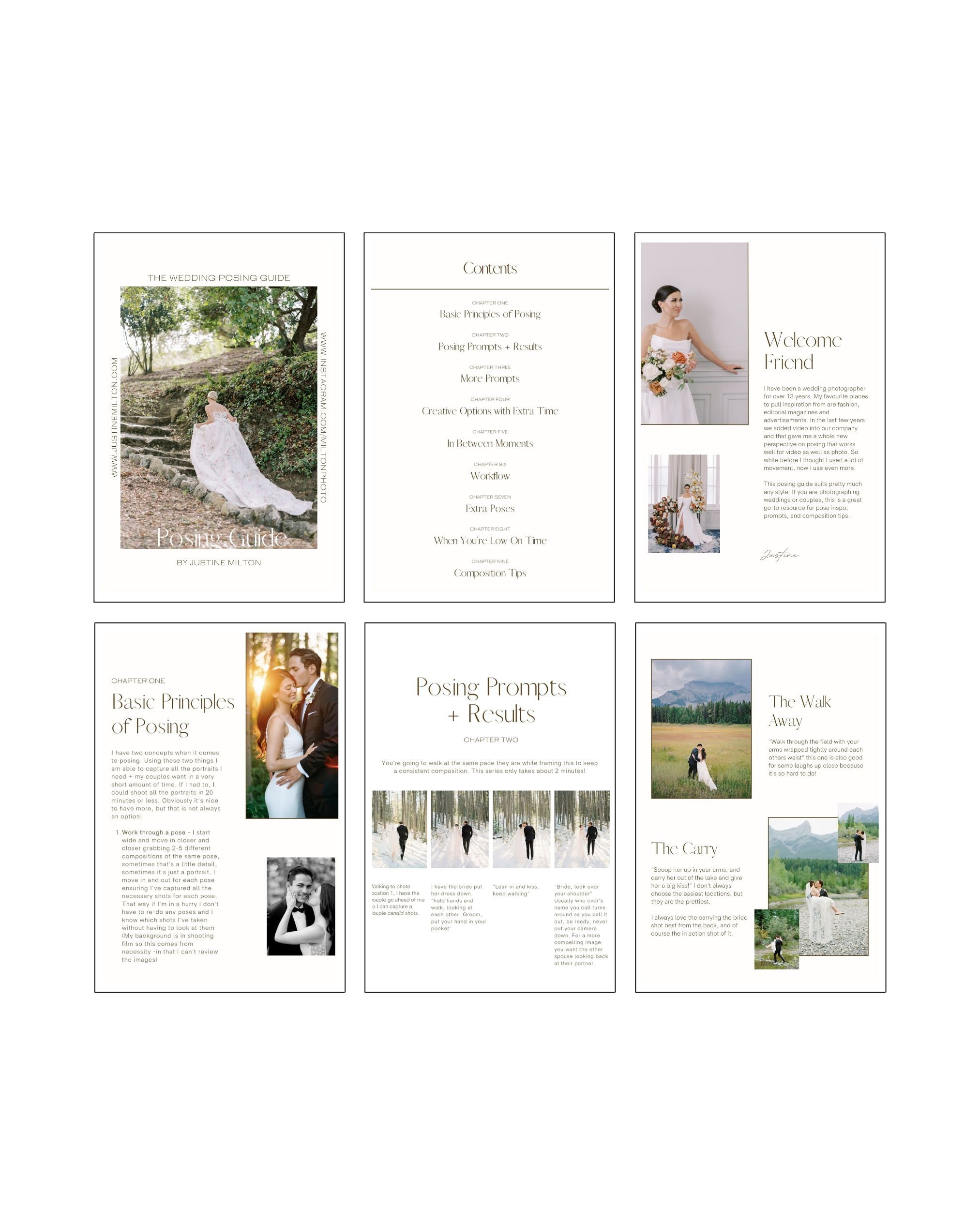 The Ultimate Couples Posing Guide Posing Prompts for Photographers Authentic and Natural Wedding ...