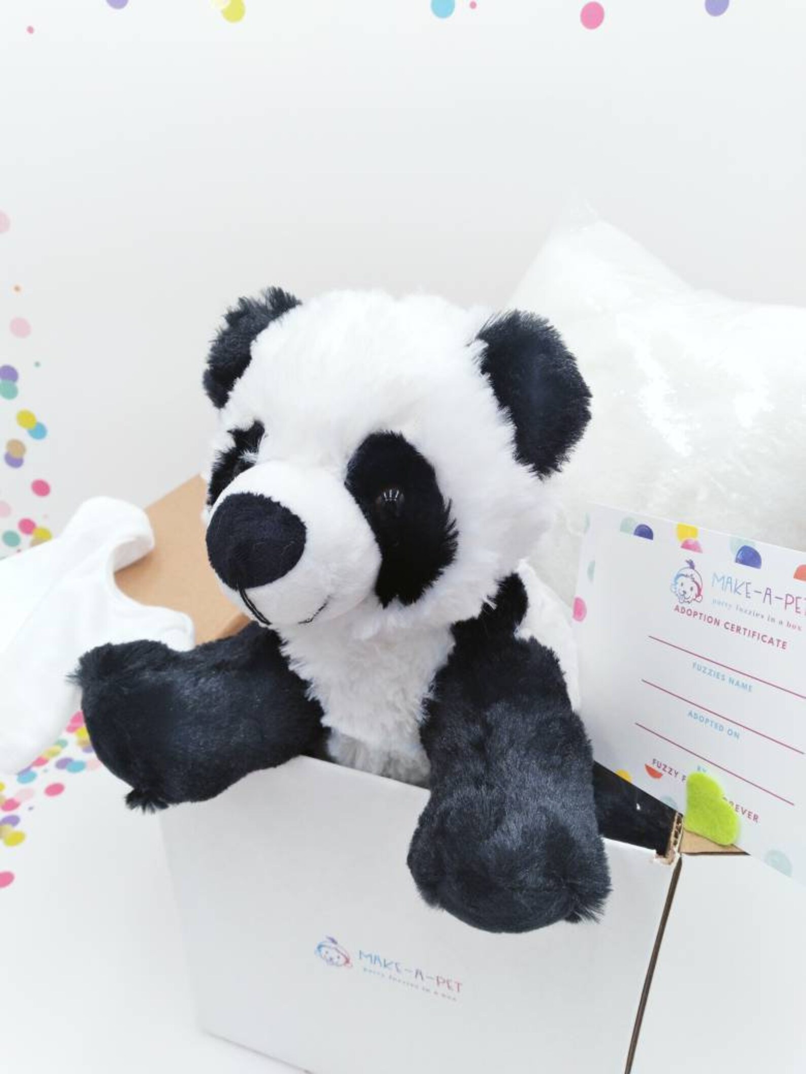 Ten Pack Make Your Own Panda Bear Party Kit White T-shirt Panda Bear ...