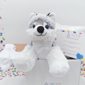 10 Pack Make Your Own Husky Dog Party Kit White - Etsy