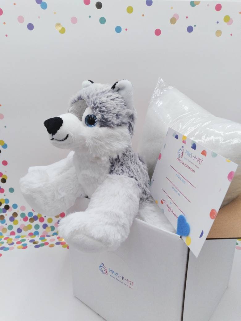 10 Pack Make Your Own Husky Dog Party Kit White - Etsy