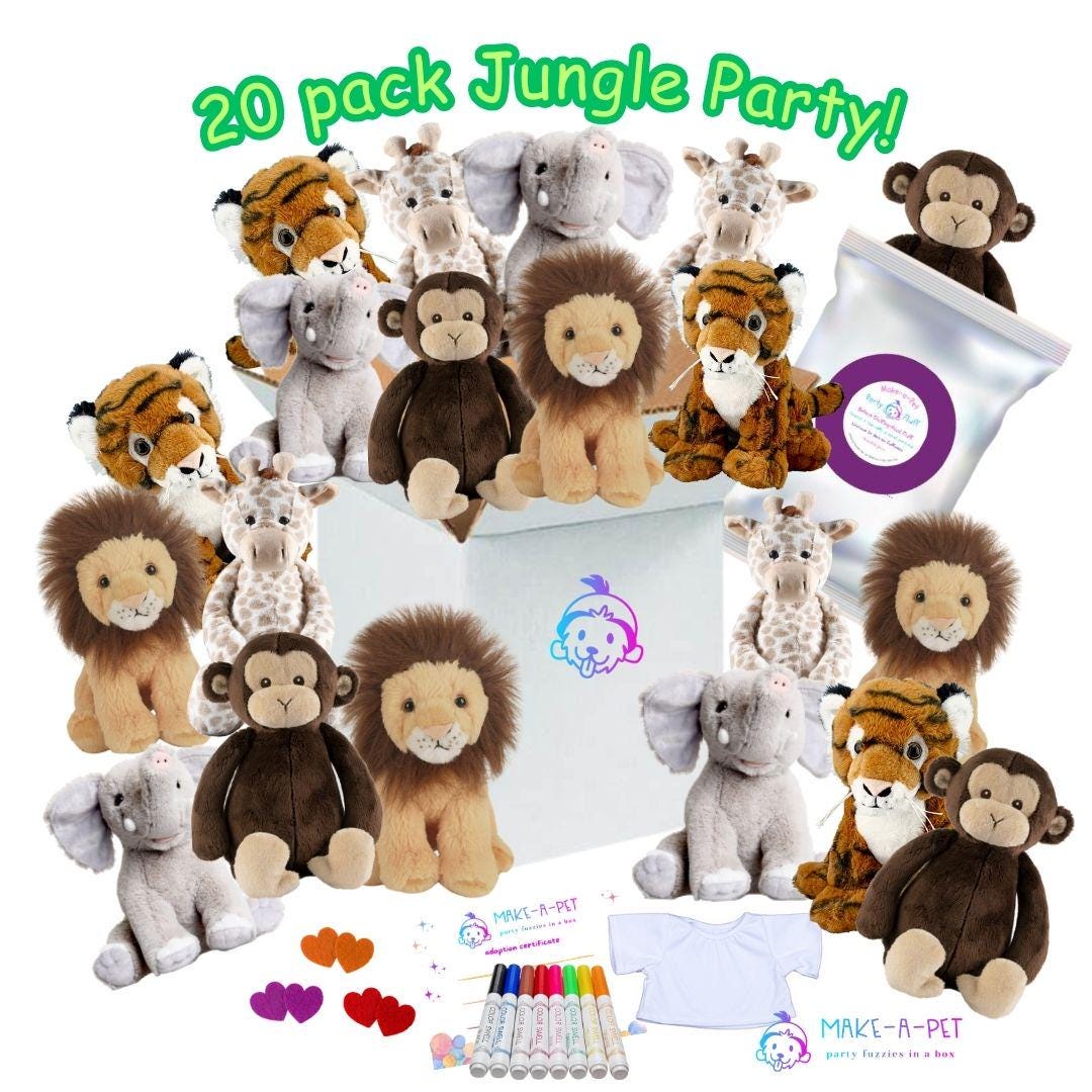 Mix 20 Pack Make Your Own Jungle Kit With/without Shirts or Bandanas 10 ...