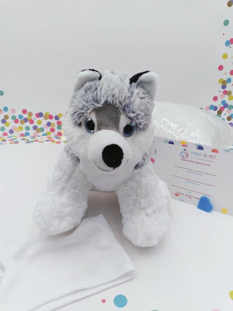 10 Pack Make Your Own Husky Dog Party Kit White - Etsy