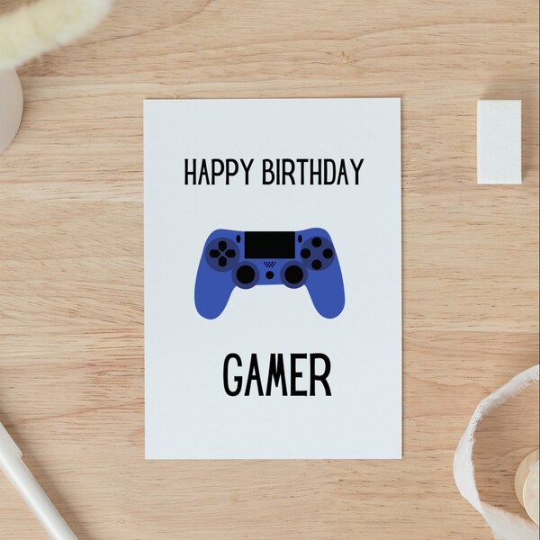 Nintendo Birthday Card - Etsy