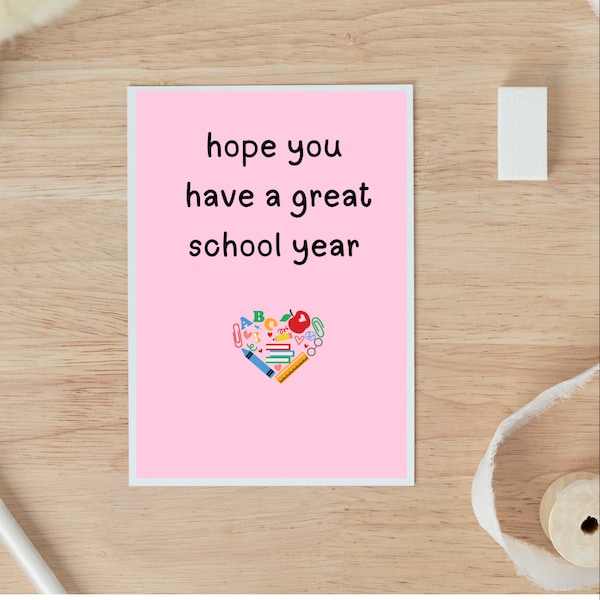 Back to School Cards - Etsy