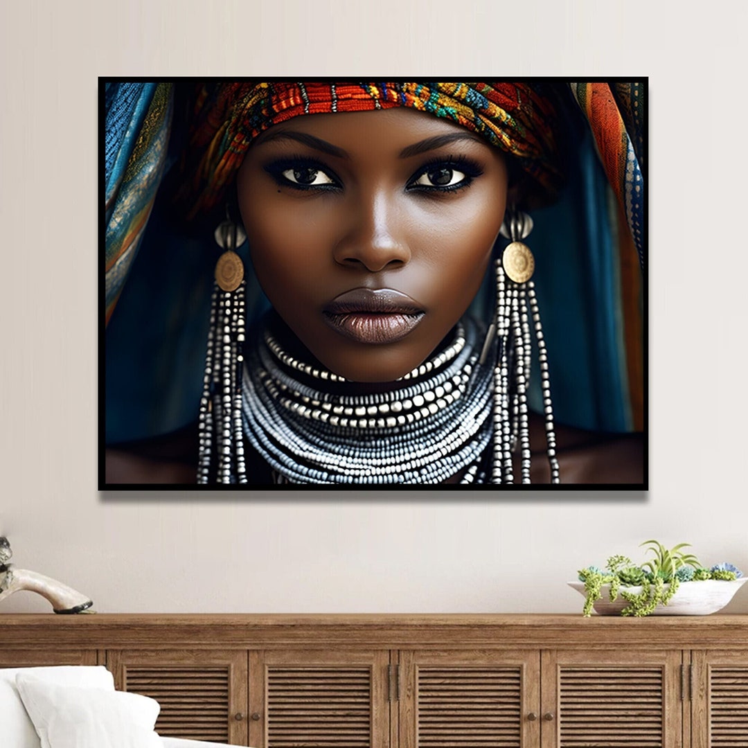 Black Woman Art Black And White Wall Art Photography Artwork
