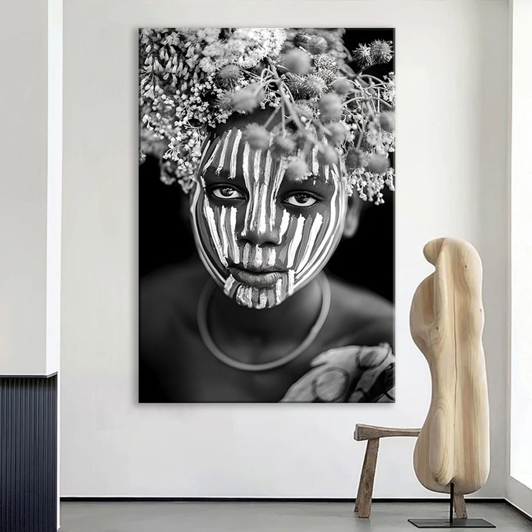 Black Art Print , Africa Art Print , Black and White Art , Photography ...