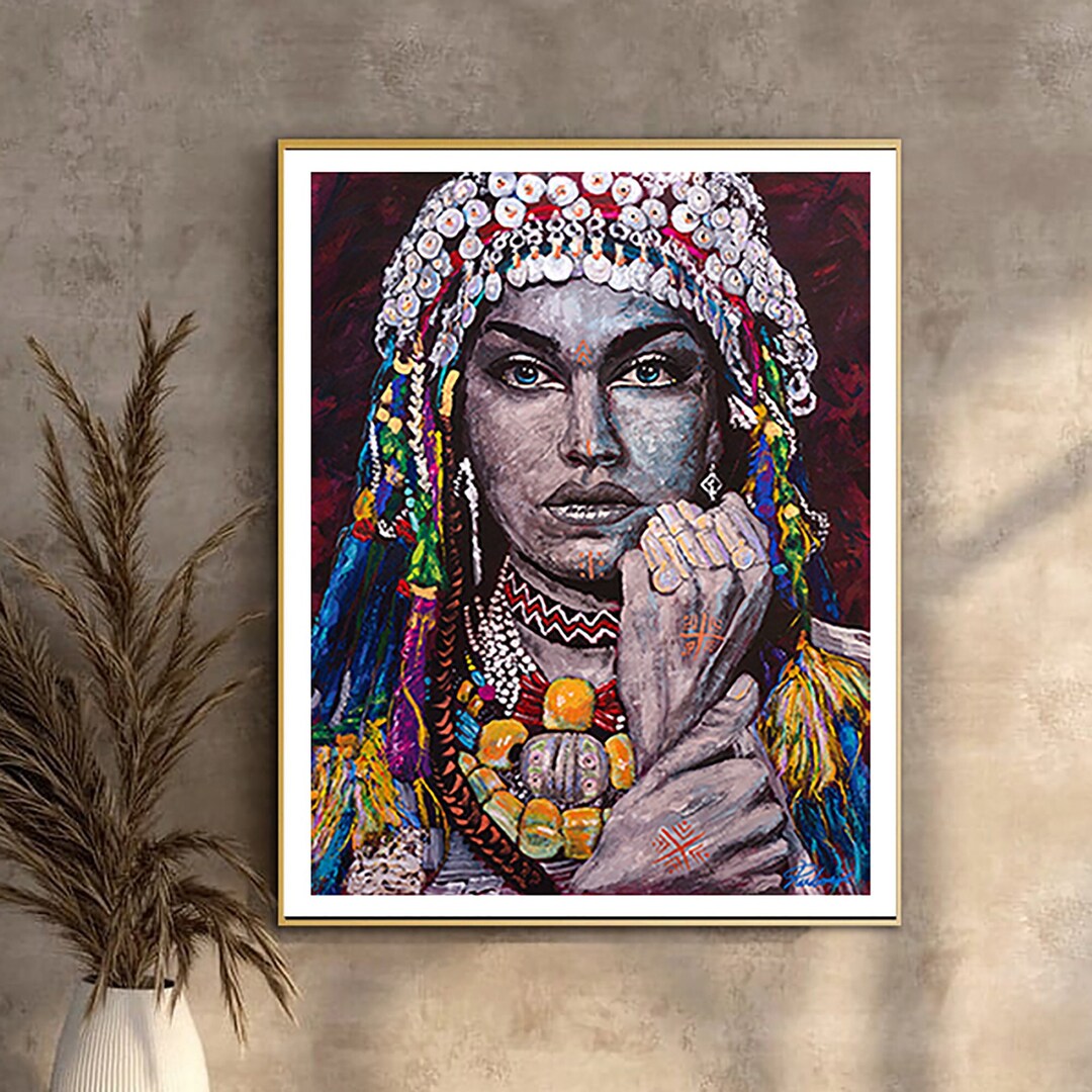 Berber Woman printable Wall Art Digital Prints Art Prints - Etsy
