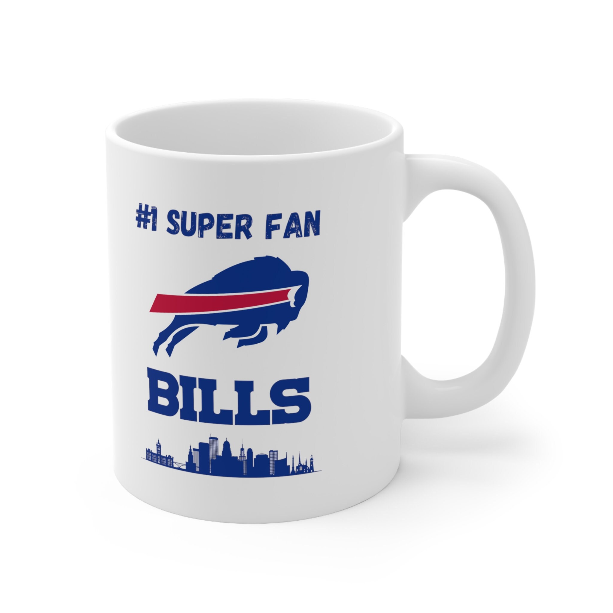 Bills Fan Mug/super Fan Mug/buffalo Bills Fan Team Spirit Coffee Mug ...
