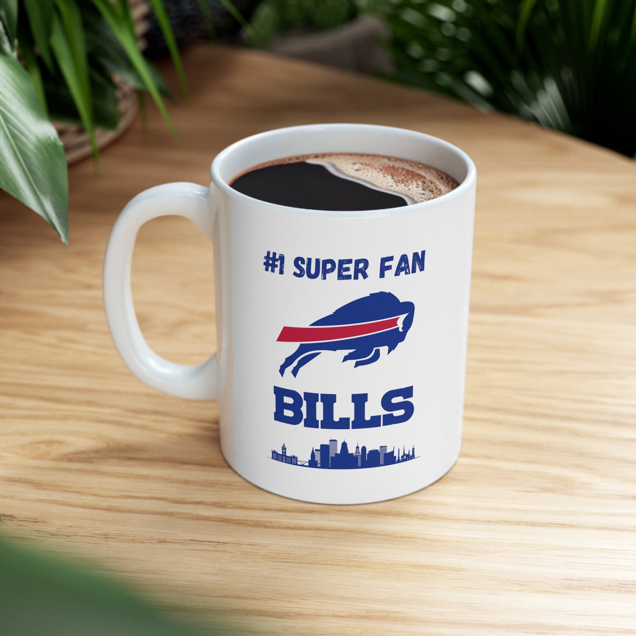 Bills Fan Mug/super Fan Mug/buffalo Bills Fan Team Spirit Coffee Mug ...
