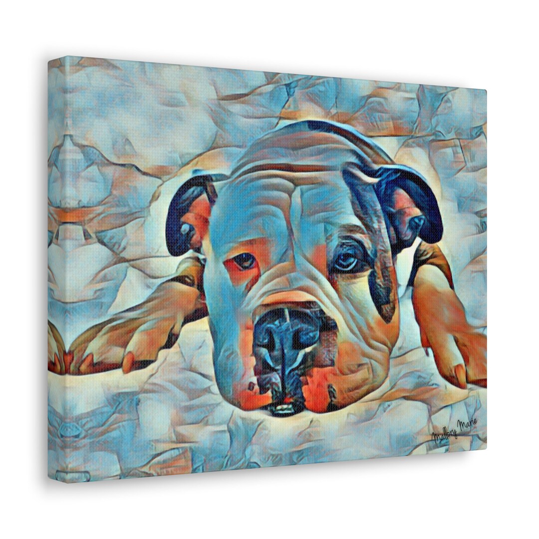 Gallery Wrap | Victorian Bulldog | Bulldog | Canvas Art | Home Decor ...