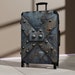 Steel Grunge Metal Rustic Men's Suitcase Luggage | Lightweight | Rugged ...