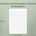 Japanese/chinese/ Korean Writing Worksheet, Printable,language Learning ...