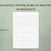 Japanese/chinese/ Korean Writing Worksheet, Printable,language Learning ...
