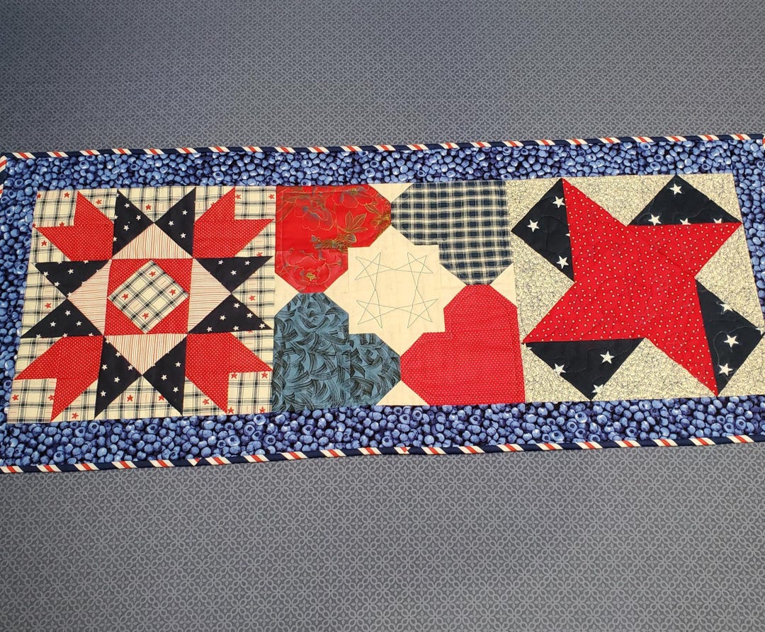 July Sampler Table Runner - Etsy