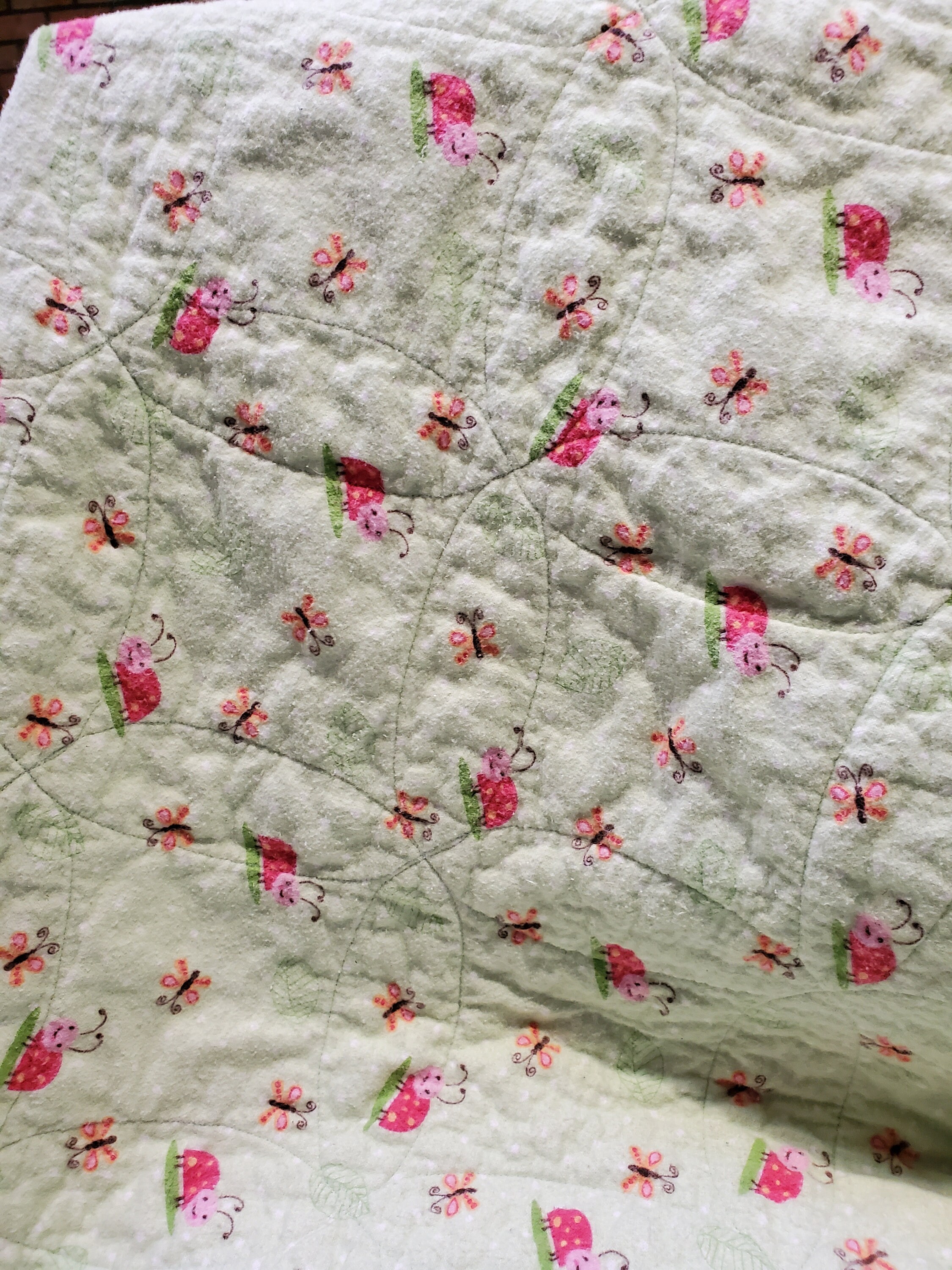 I Spy Ladybugs Handmade Baby Quilt, Retro Fabrics - Etsy