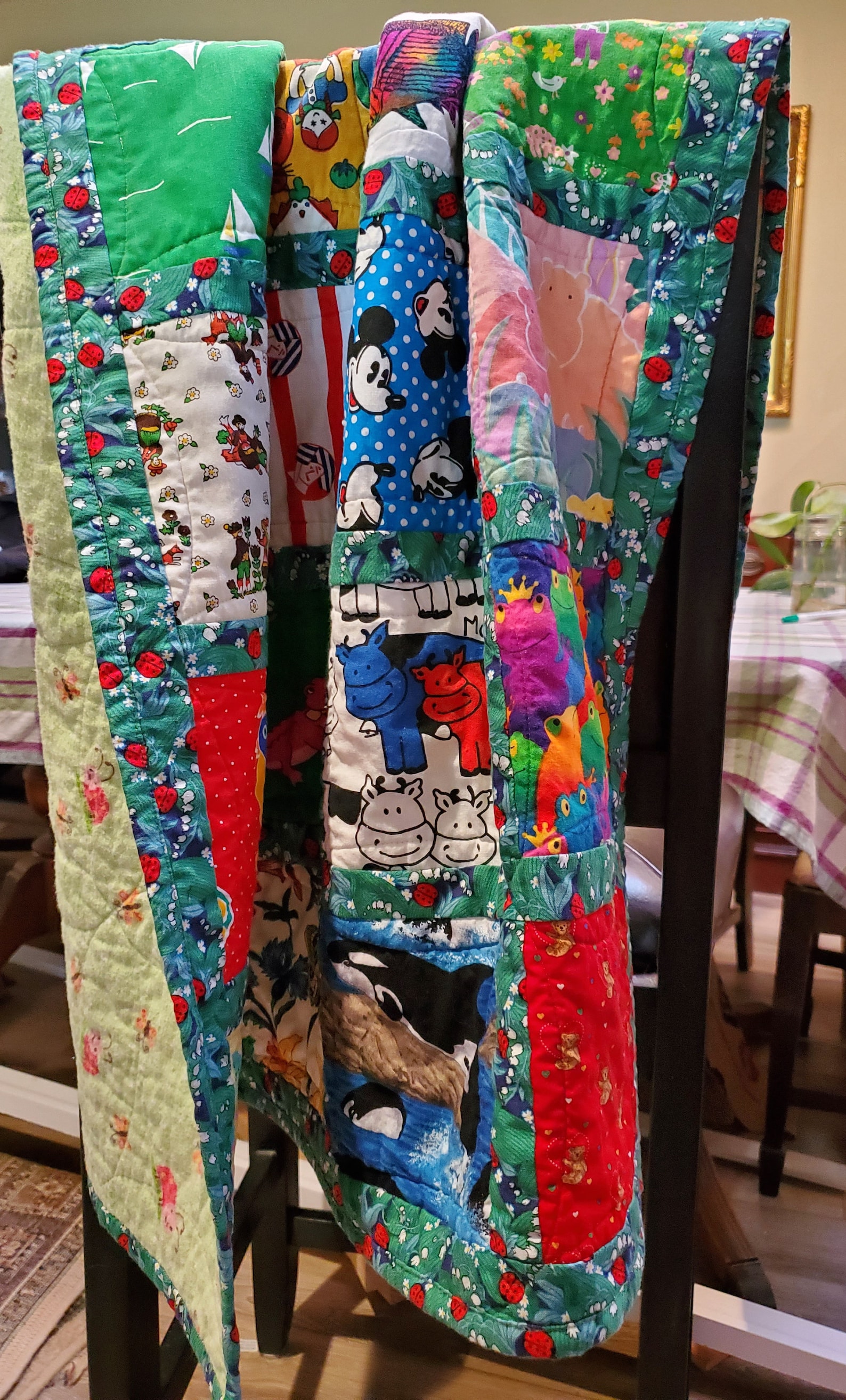 I Spy Ladybugs Handmade Baby Quilt, Retro Fabrics - Etsy