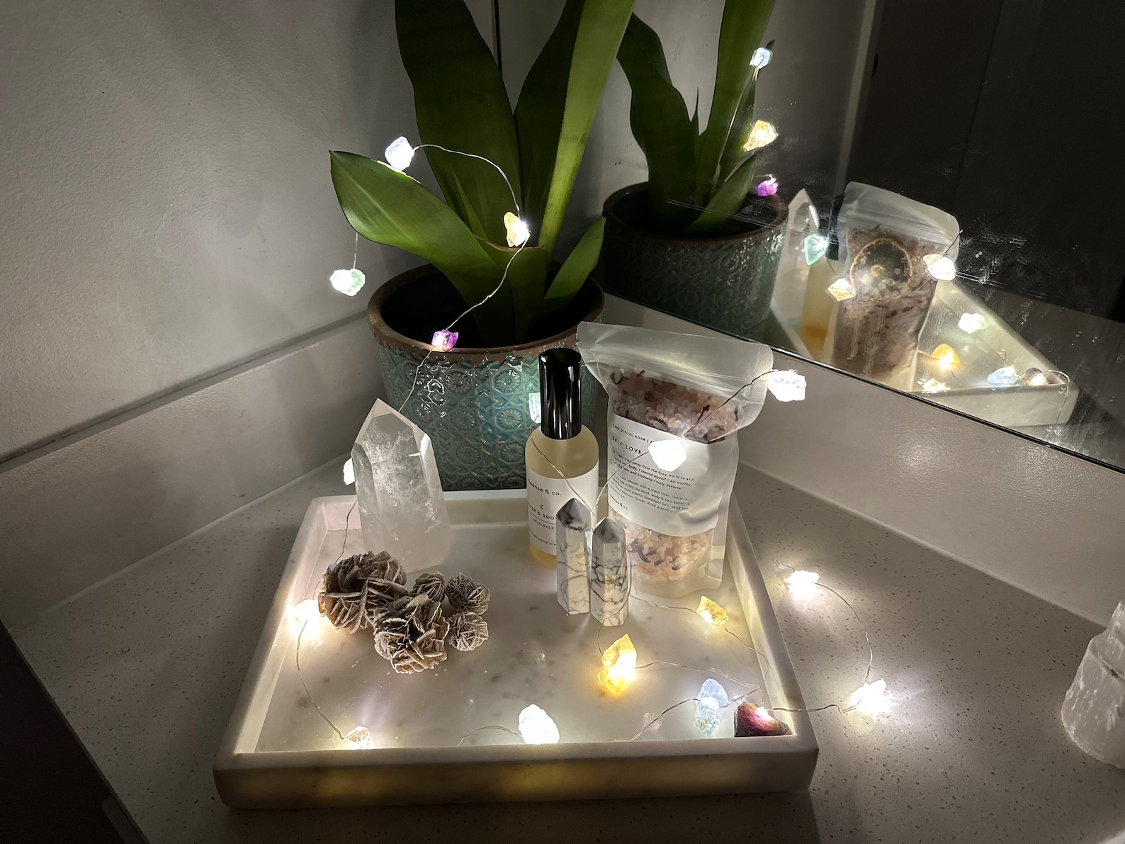 Rainbow Fairy Crystal String Lights - Etsy