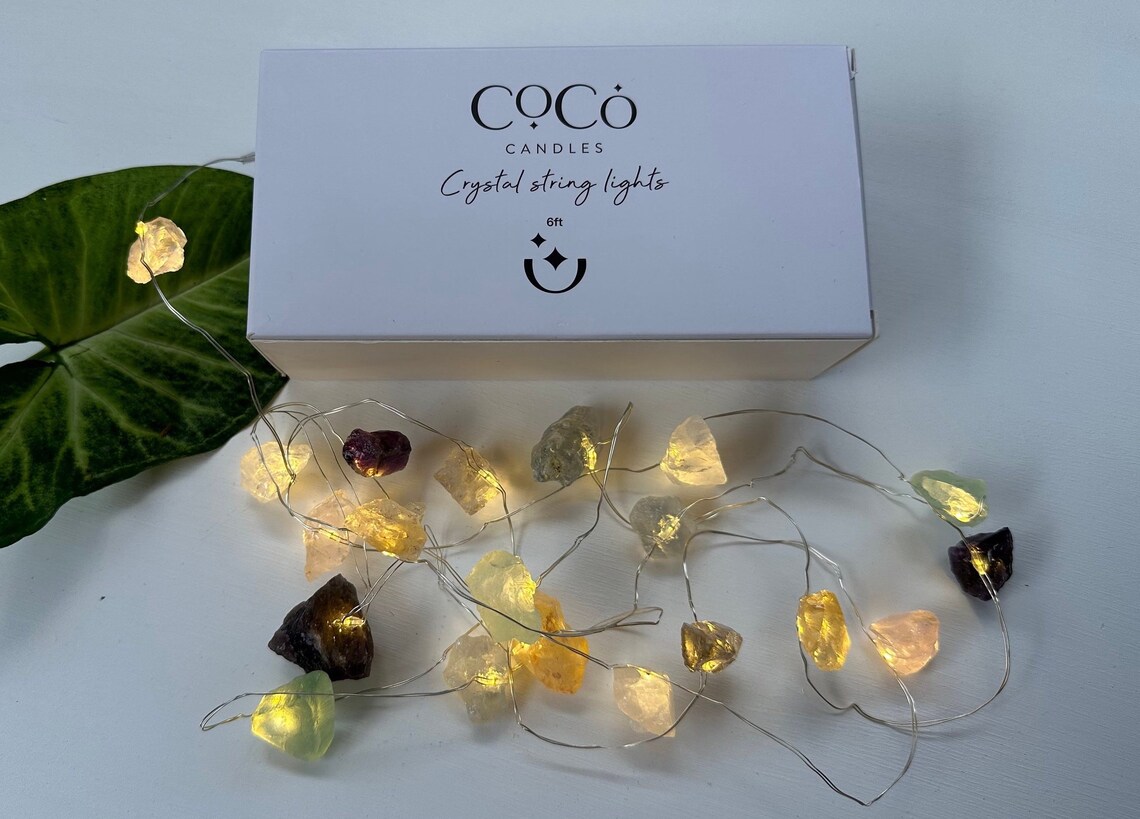 Rainbow Fairy Crystal String Lights - Etsy