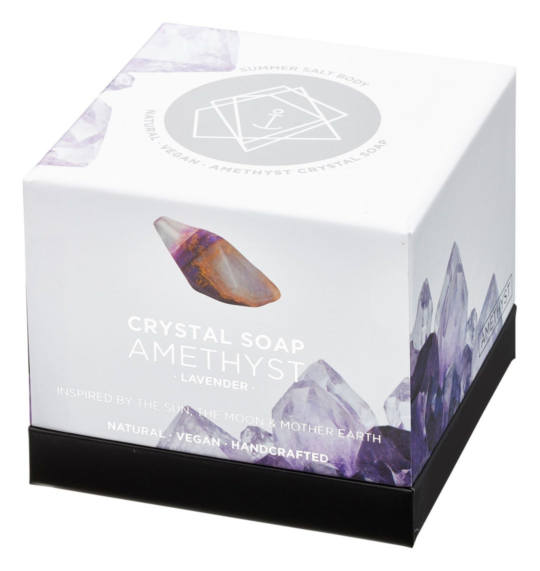 Amethyst Crystal Soap - Etsy