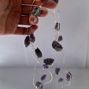 Amethyst Crystal String Lights - Etsy