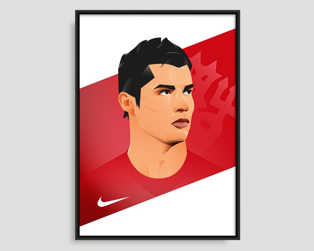 Manchester United Cristiano Ronaldo A4/A3 Print - Etsy