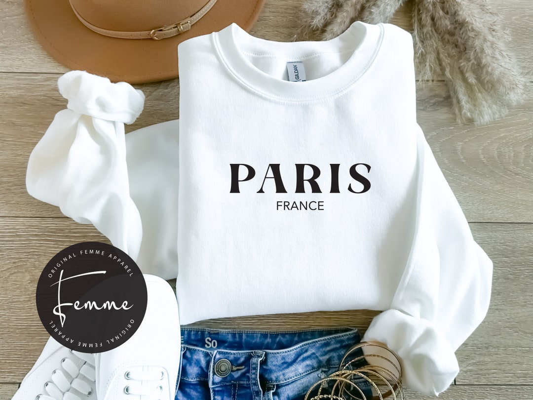 Paris France Sweatshirt, French Sweatshirt, Paris Shirt, Aesthetic ...