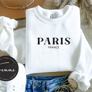 Paris France Sweatshirt, French Sweatshirt, Paris Shirt, Aesthetic ...