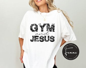 Gym & Jesus Shirt Gym Unisex Shirt - Pump Cover Fitness Gift Gym Lover ...