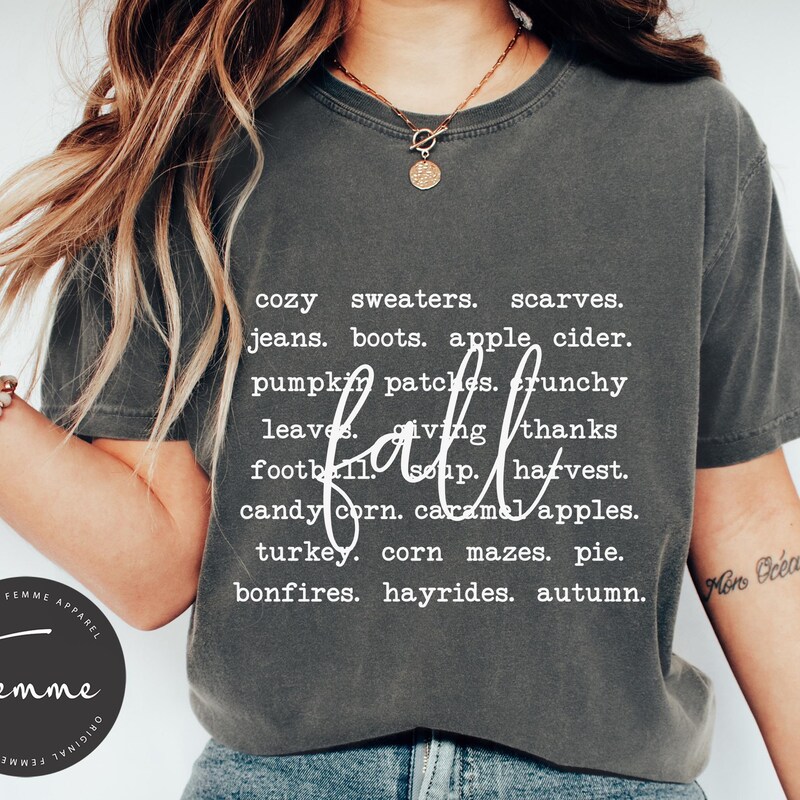 Fall T Shirt - Etsy