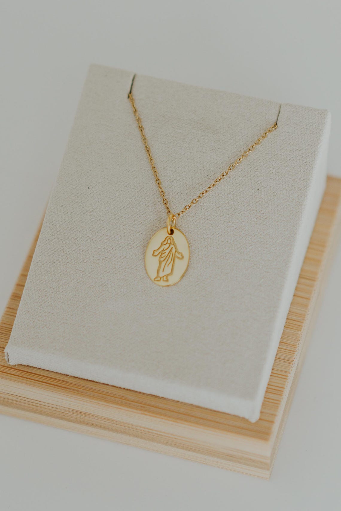 Christ Necklace, Jesus Necklace, Faith Necklace, Christ Pendant, Jesus ...