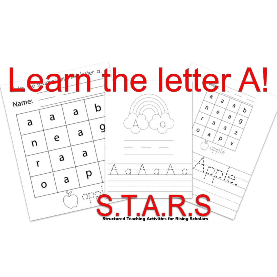 Preschool Letters Alphabet Curriculum Worksheets Printable - Etsy