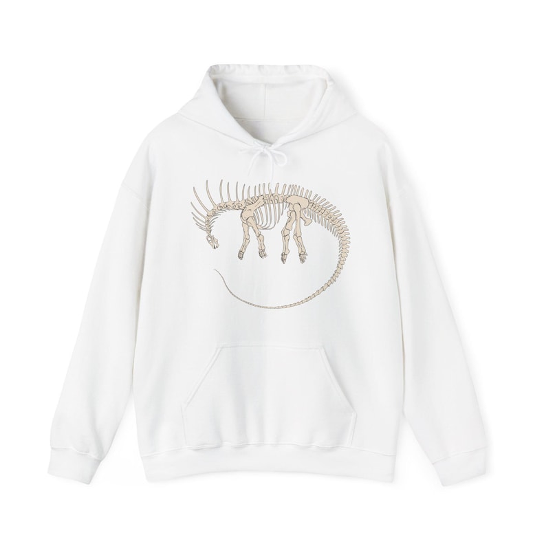 Amargasaurus Fossil Skeleton Unisex Hooded Sweatshirt - Etsy