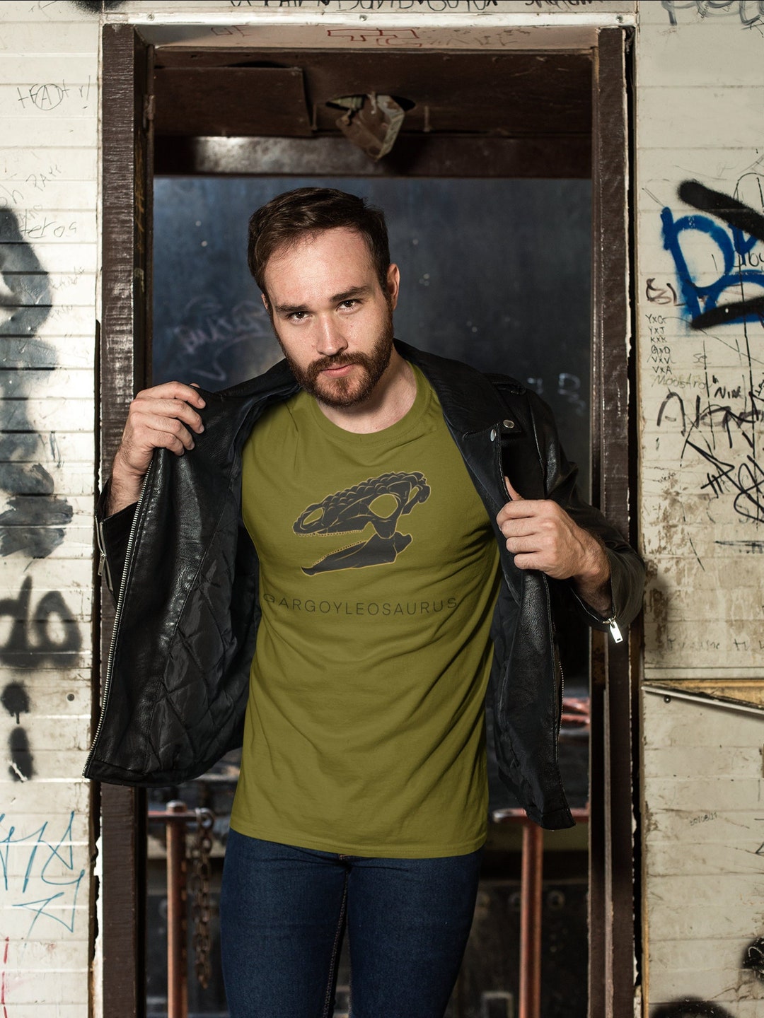 Ankylosaur Gargoyleosaurus Fossil Paleontology Unisex Heavy Cotton Tee ...