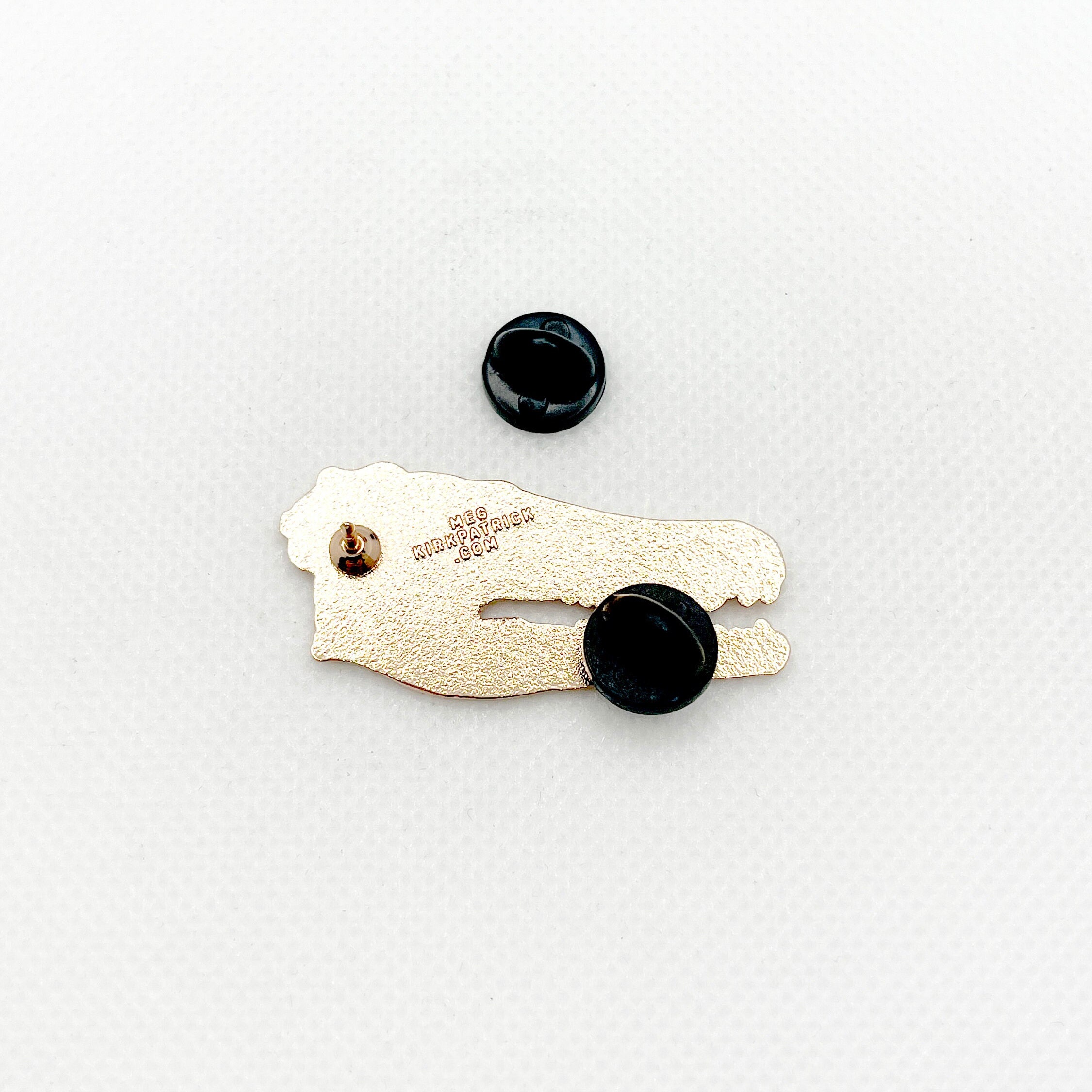 Velociraptor Fossil Skull Hard Enamel Pin - Etsy