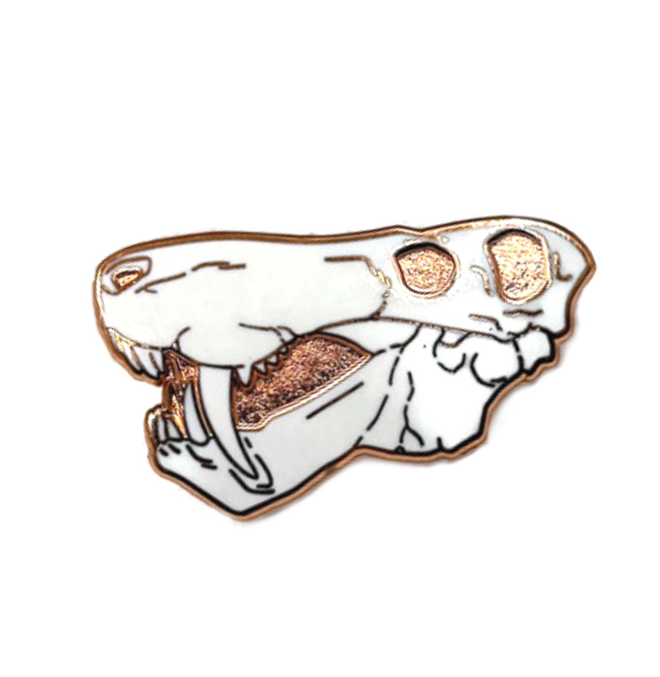 Gorgonopsid Fossil Skull Hard Enamel Pin - Etsy