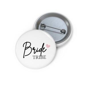 Bride Tribe Bridal Party Pin Buttons - Etsy